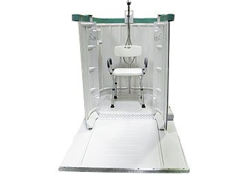 Handicap ADA Roll In & Barrier Free Shower from Shower Bay