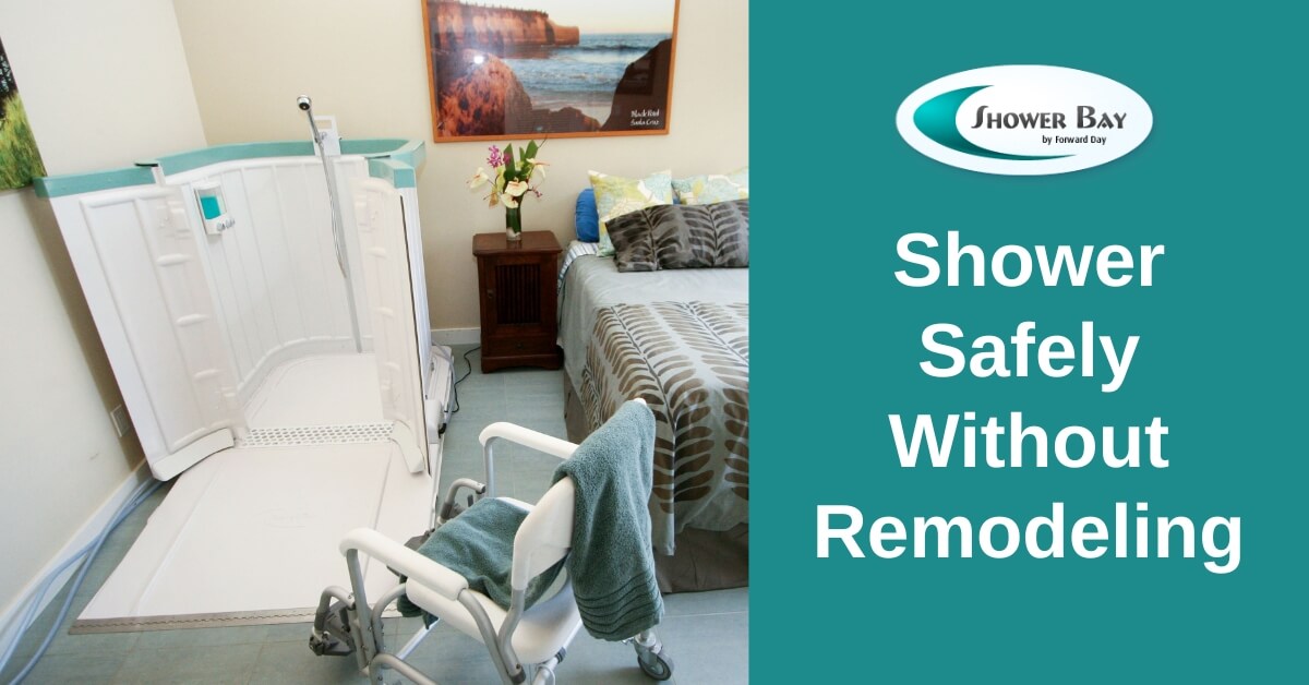 Wheelchair Accessible Portable Shower Stall Half Height Shower Doors